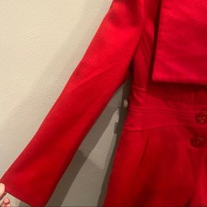 Jessica Simpson | Jackets & Coats | Jessica Simpson Red Peacoat | Poshmark